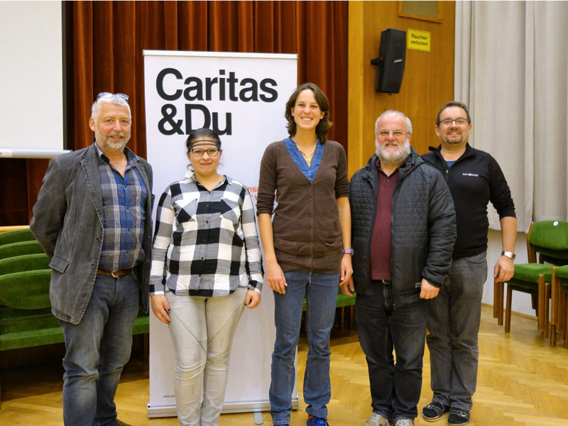 Eine kleine Spende, bitte: Caritas St. Pölten